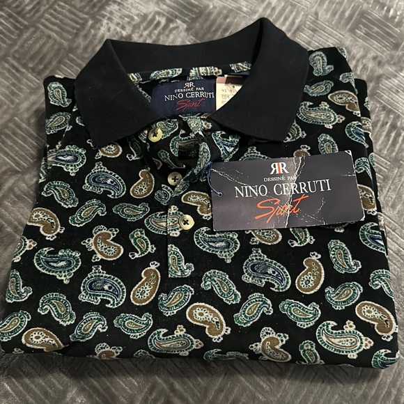 Nino Cerruti | Shirts | Vintage Brand New Nino Cerruti Polo Shirt ...